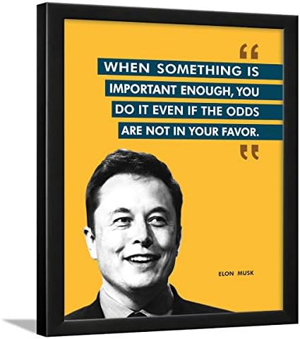 Chaka Chaundh - suitable Elon Musk Framed Posters - Motivational Quotes ...