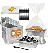 Amazon.com: LNYZQUS 16oz Small Foil Cake Pans 50 Pack, 1 LB Disposable ...