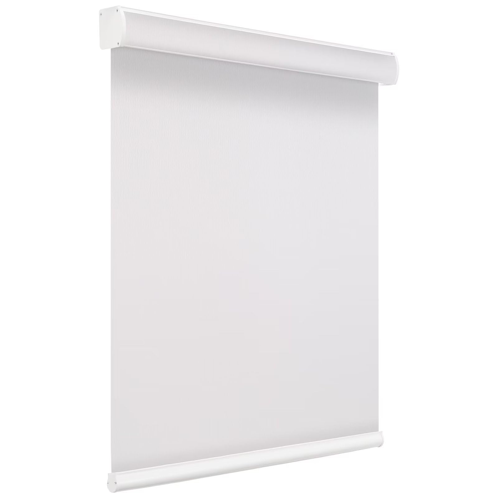 Changshade Custom Size Cordless Roller Shade with Valance, Blackout Roller Shades for Windows ...