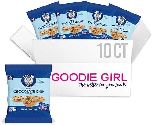 Amazon.com: Goodie Girl Mini Chocolate Chip Gluten Free Cookies ...