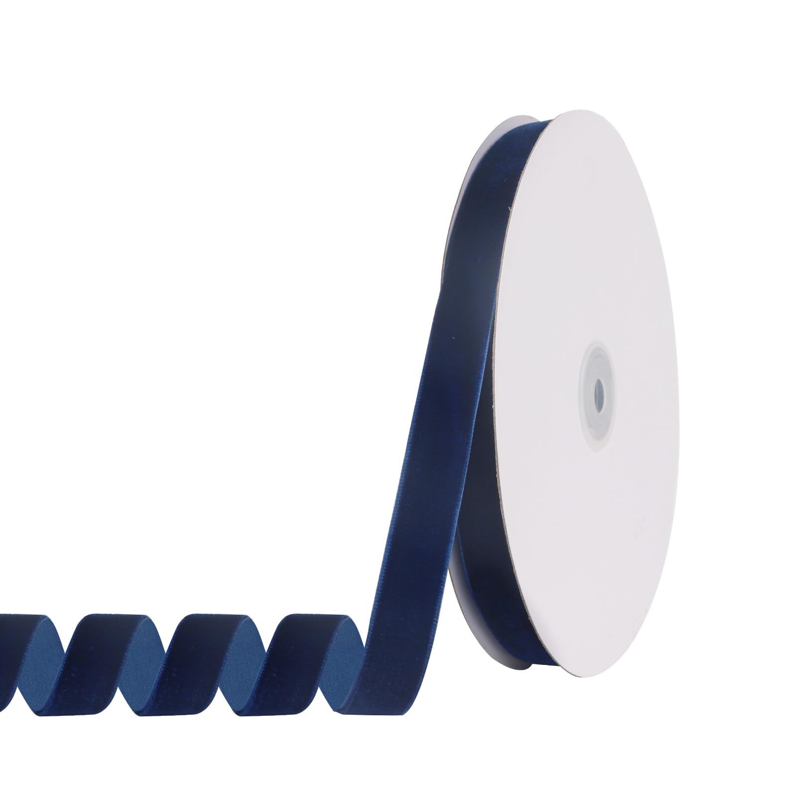 Amazon.com: 5/8" X 20 Yards Navy Blue Velvet Ribbon for Christmas Tree ...