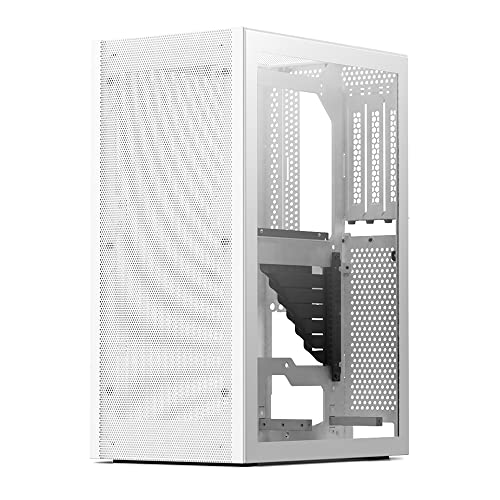 SSUPD Meshlicious Mini ITX Case, Gaming Cabinet with Tempered Glass ...