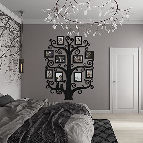 Amazon.com: JustLikeWood 51х65" Wooden Family Tree Picture Frame TWO ...