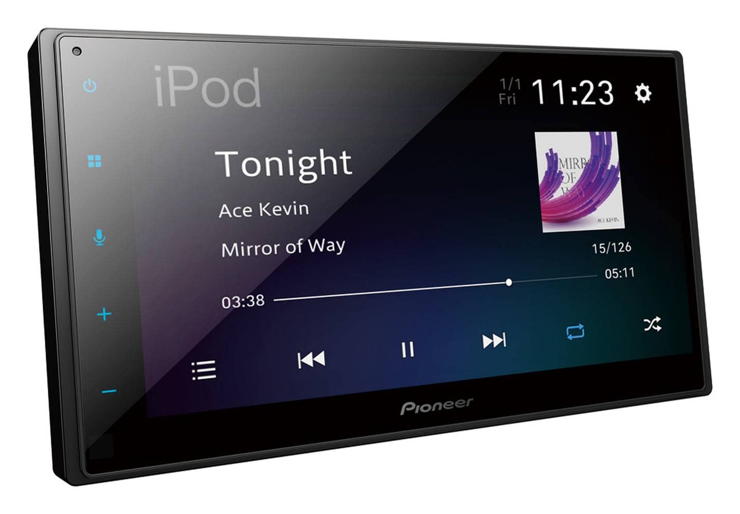 Pioneer SPH-DA360DAB 6.8" 2 DIN Touchscreen Media Player with Wi-Fi ...