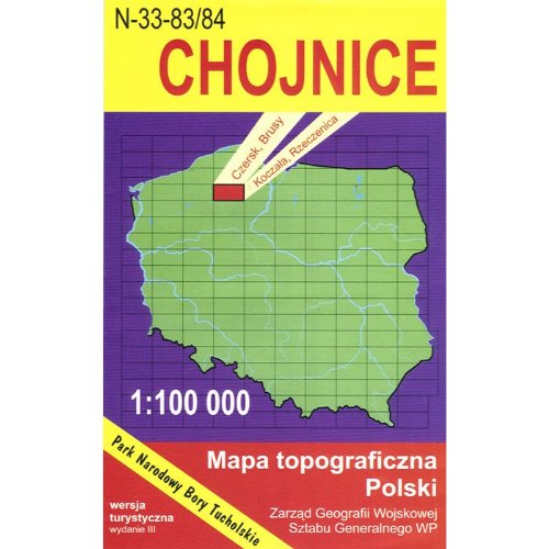 Chojnice Region Map: Unknown: 9788371352058: Amazon.com: Books