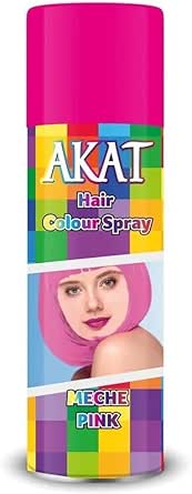 Akat Gardi Renkli Saç Spreyi Geçici Boya 150 ml Pembe : Amazon.com.tr ...