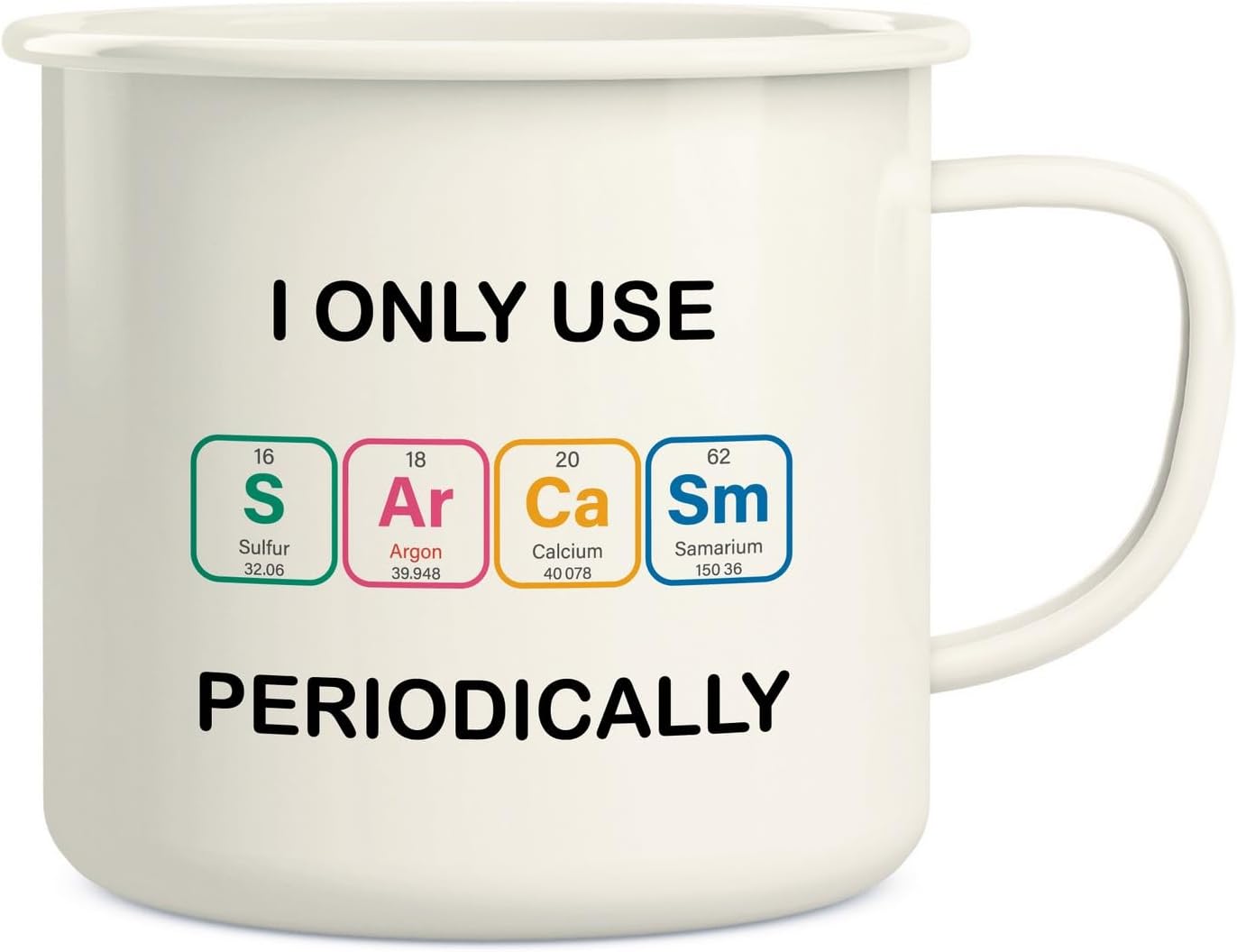 Amazon.com: Retreez Funny I Only Use Sarcasm Periodically Chemist ...