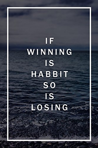 PosterGully - Winning Is Habit Wall Art Poster 12 x 18 Inch : Amazon.in