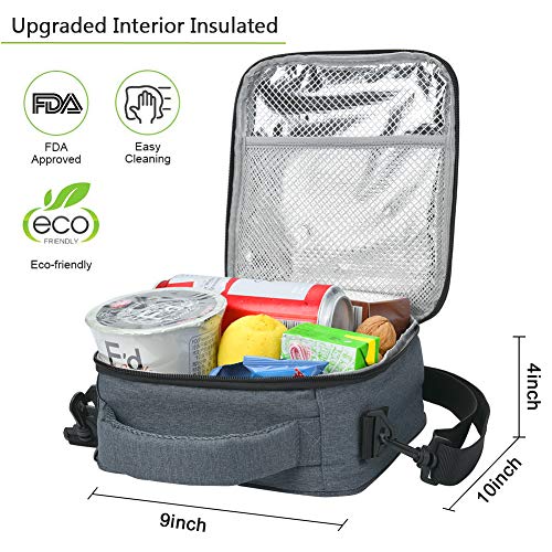 Berry Red, Lunch Bags for Women, Reusable Insulated Lunch Tote Bag (60% ...