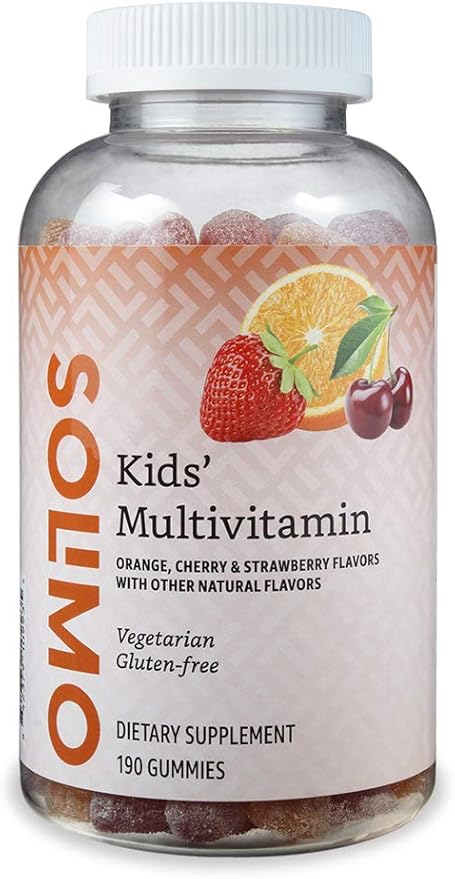 Amazon.com: Amazon Brand - Solimo Kids' Multivitamin, 190 Gummies ...