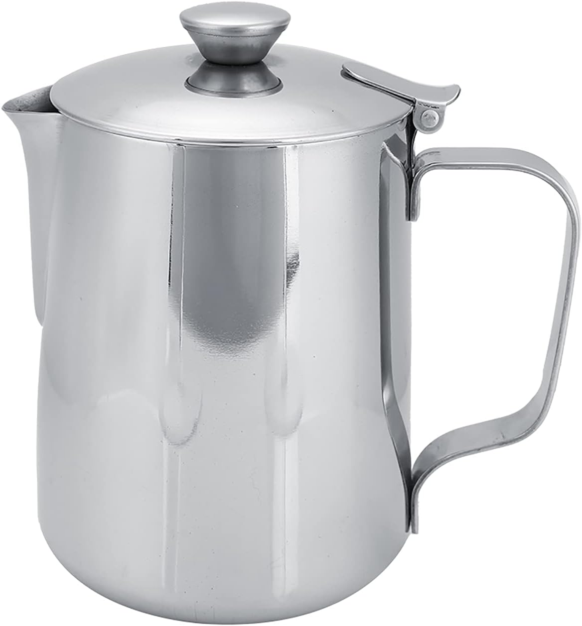 Amazon.com: Milk Frothing Pitcher Stainless Steel Coffee Milk Frother ...