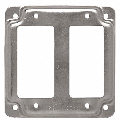 RACO Galvanized Steel Electrical Box Cover, Box Type: Square, Number of ...