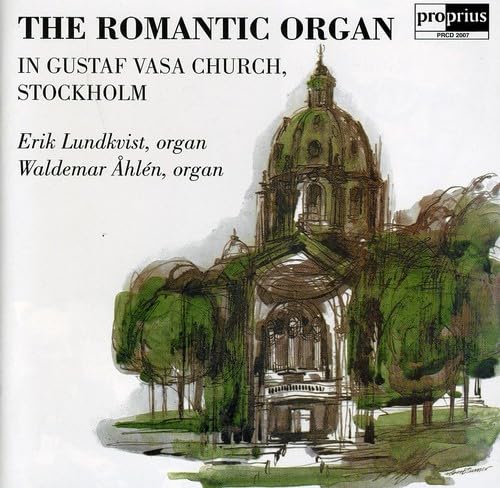 The Romantic Organ/G.Vasa Chur : Lundkvist,Erik, Ahlen,Waldemar ...