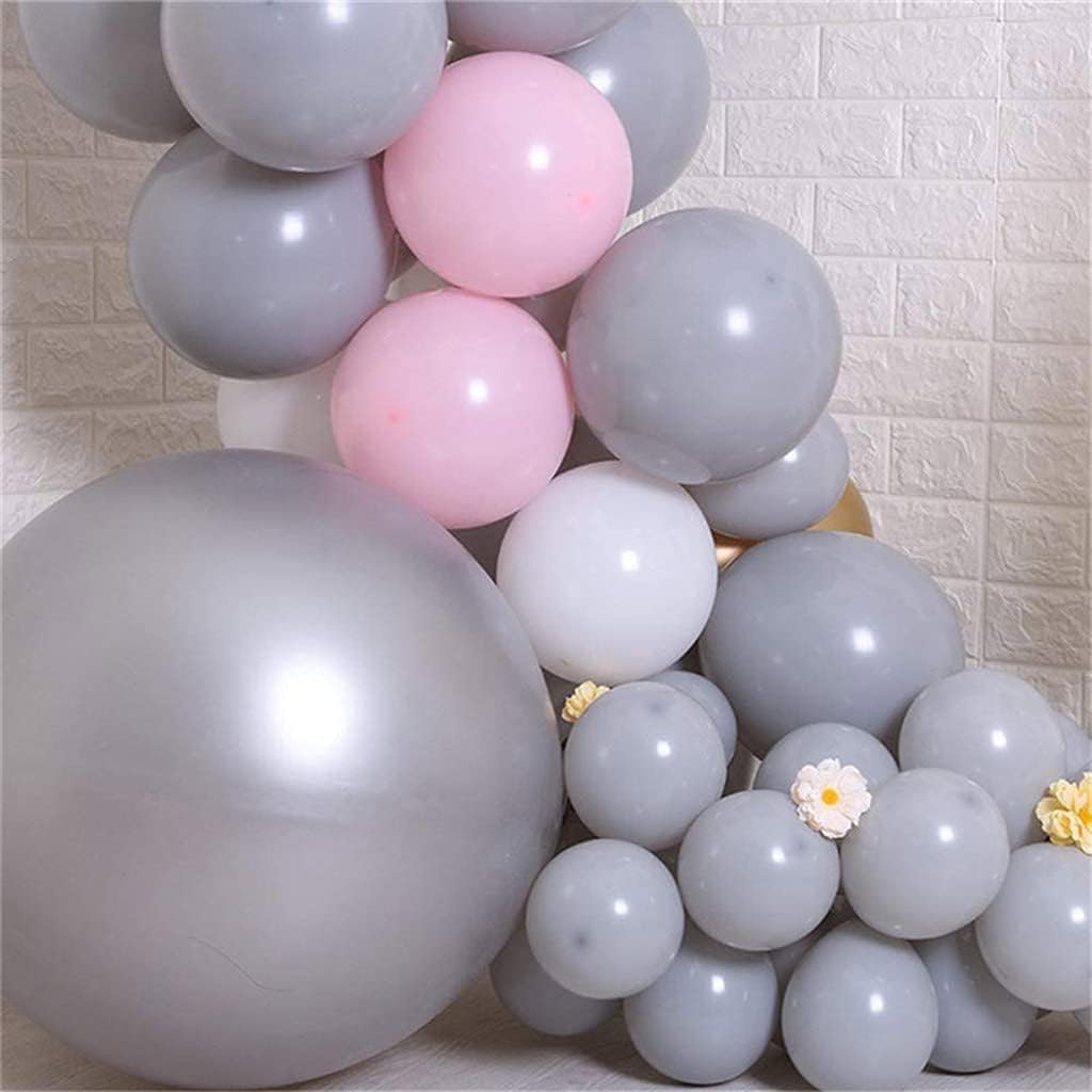 100 pcs Pack of Pastel Grey Balloons 10 inch Party Balloons Grey ...