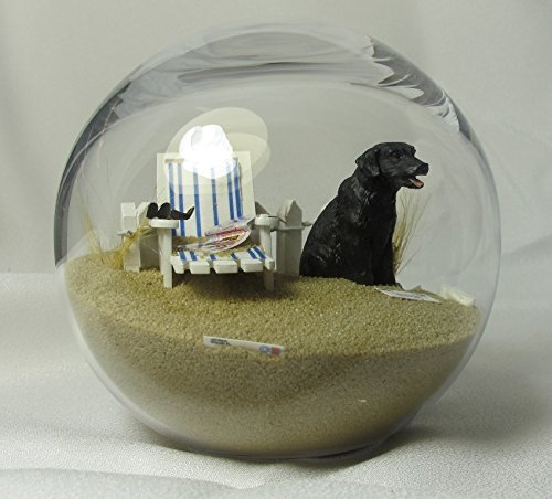 Buy Puppy Dog Sphere, 4 Inch Diameter, Black Lab by Beachball Sandglobe ...