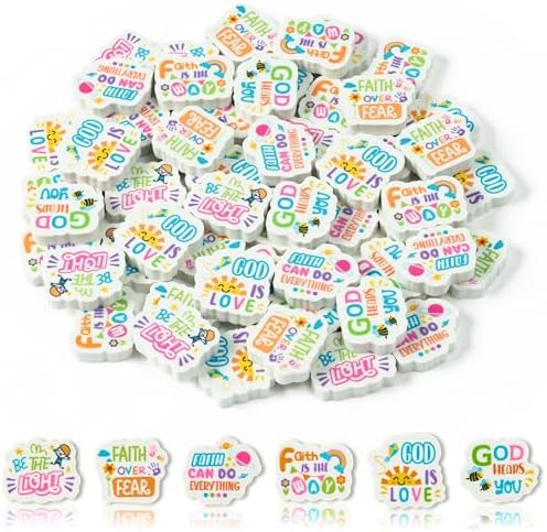 A1DIEE 60Pcs Motivation Mini Erasers for Kids Inspirational Quotes ...