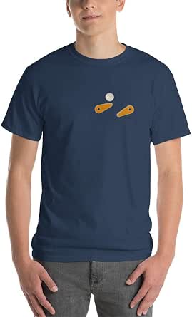Pinball Minimalistic Graphic Design Short Sleeve T-Shirt for Collectors ...