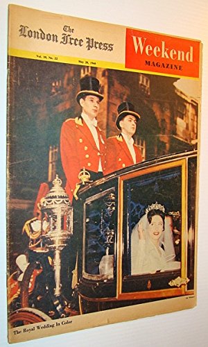 Weekend Magazine, 28 May 1960 (Newspaper Insert): Watt, Sholte ...