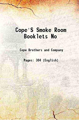 Cope's Smoking room booklets no. 1889 Copes's smoking mixture sold in ...