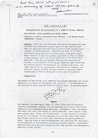 Amazon.com: Guy Henry Ourisson - Annotated Article Signed ...