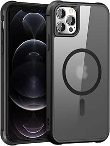 Amazon.com: SKYLMW Compatible with iPhone 12 Pro Max Case & iPhone 13 Pro Max Case Shockproof ...