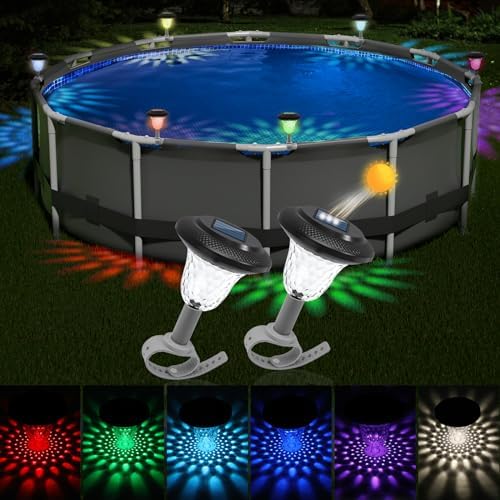 Amazon.com: BITIWEND Pool Lights, 2 Pack Color Changing Above Ground ...