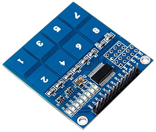 Robodo TTP22608 TTP226 8-Way Touch Module Capacitive Touch Switch Digital Touch Sensor : Amazon ...