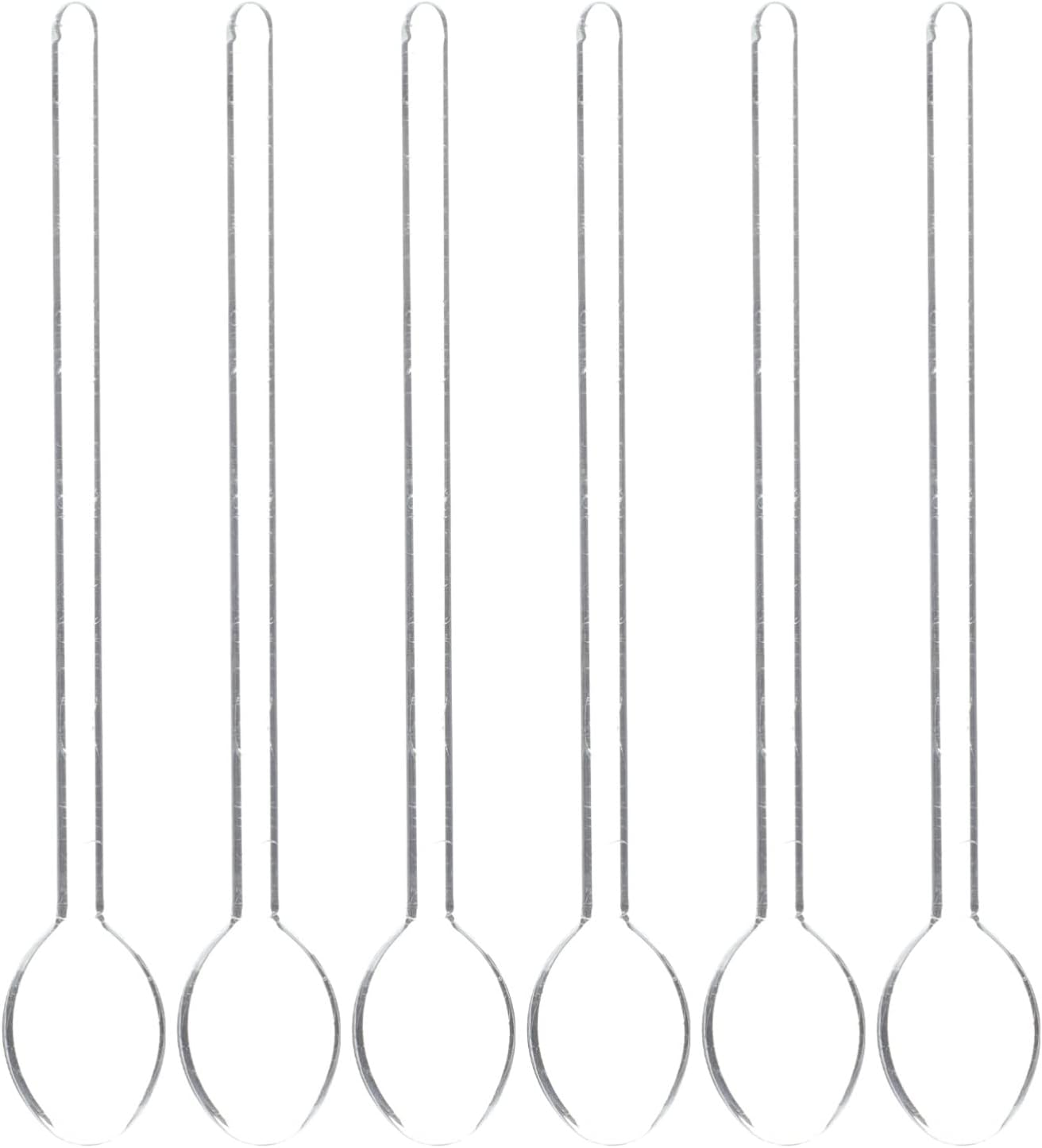 Amazon.com: STOBAZA 6Pcs Coffee & Espresso Spoons Glass Stirring ...