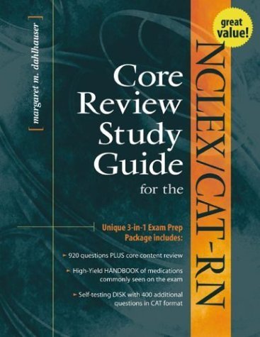 NCLEX/CAT-RN Core Review Study Guide: 9780071353397: Medicine & Health ...