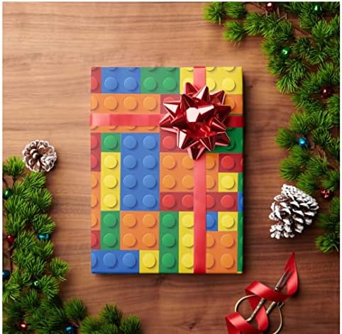 First Impression Printed Gift Wrapping Craft Paper|Kids Lego Print ...