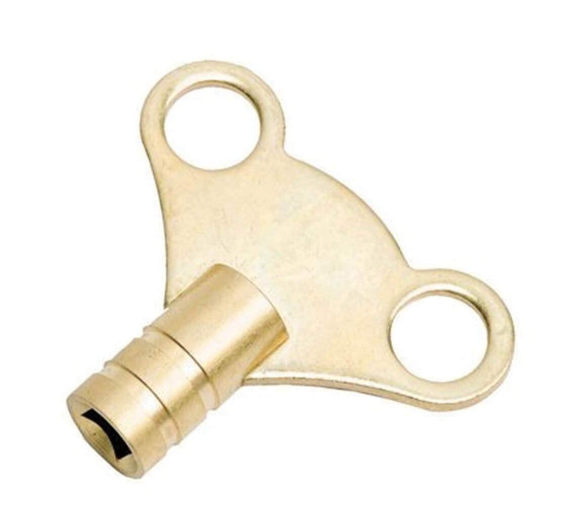 A1SONIC® 2 Brass Radiator Key - Radiator Bleed Key - Radiator Bleed ...