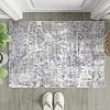 Amazon.com: PureCozy Machine Washable Area Rug 2x3 Grey Entryway ...