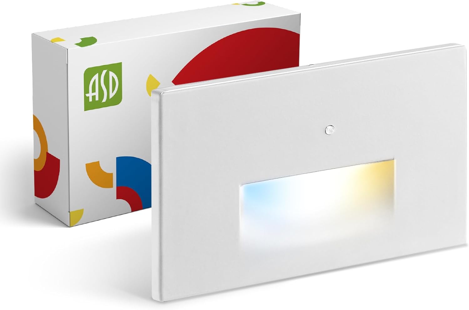 ASD LED Recessed Step Light Fixture, Dusk to Dawn Outdoor Stair Tread ...