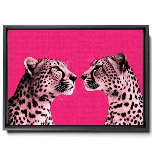 Amazon.com: Cheetah Print Wall Decor, Cheetah Wall Art, Aesthetic Room ...