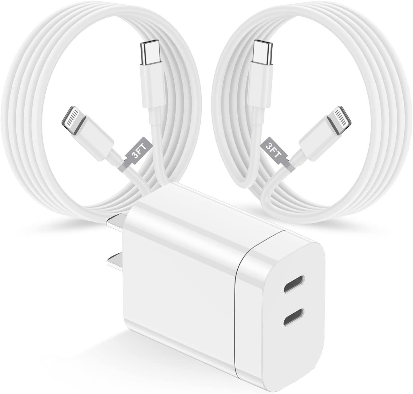 Amazon.com: Charger Fast Charging for iPhone 14, [MFi Certified] 24W ...