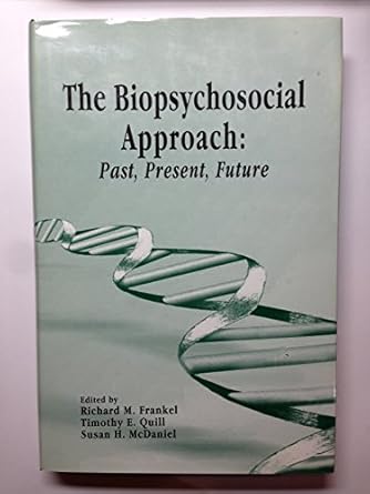 Amazon.fr - Biopsychosocial Approach: Past, Present, Future - Frankel ...