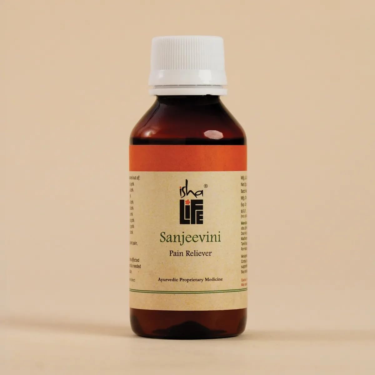 Isha Sanjeevini Ayurvedic Pain Reliever, Natural Medicine 100 ml ...