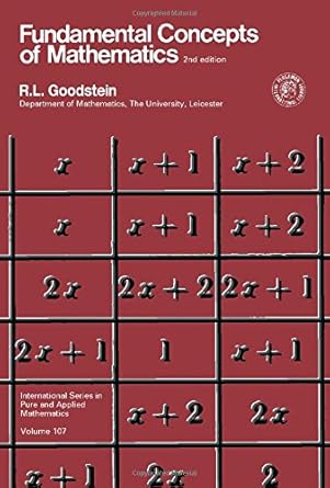 Amazon.com: Fundamental Concepts of Mathematics: 9780080216652 ...