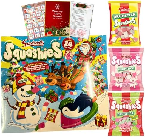 Swizzels Advent Calendar 2024 and Christmas Activity Card - 24 Bags ...