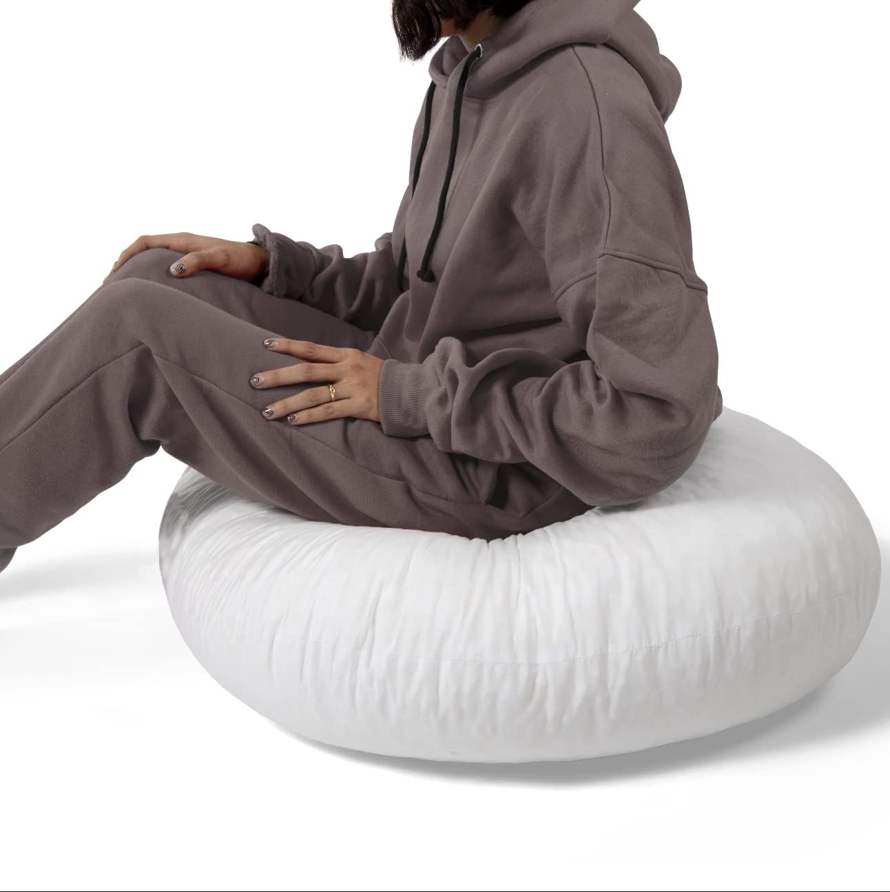 Amazon.com: Codi Round Floor Pillow Insert 2 Sets, Large Thick ...