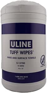 Amazon.com: ULINE Tuff Wipes, 9.5" x 12" Citrus Hand and Surface Towls ...