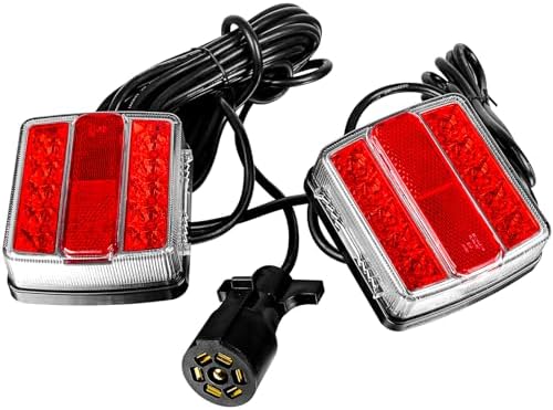 Amazon.com: WUSHIXAN Magnetic Trailer Light Kit for Towing, 24ft Cable ...
