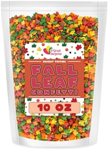 Amazon.com: Fall Sprinkles - 10 oz - Fall Leaf Sprinkles for Baking ...
