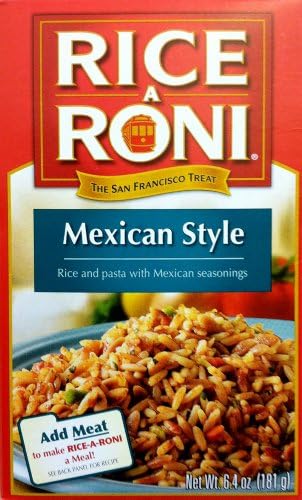 Amazon.com : Rice-A-Roni MEXICAN STYLE Flavor 6.4oz (2 pack) : Grocery ...
