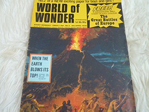 World of wonder magazine #2 april 1970 Complete wall chart: Amazon.co ...