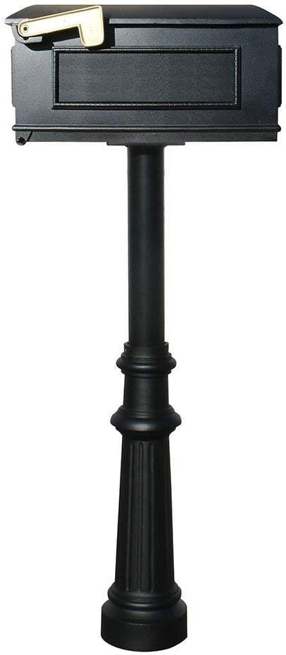 Amazon.com: The Hanford Cast Aluminum Triple Mailbox Post System with ...