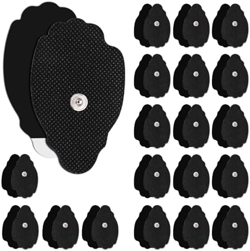 Amazon.com: Lanieney 40 Pcs TENS Pads Electrodes, Reusable Long-Lasting ...