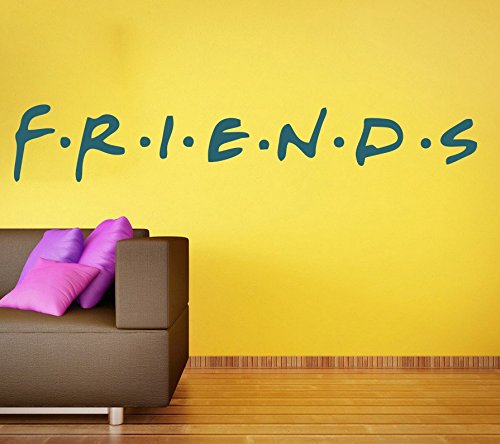 PAPER PLANE DESIGN Vinyl Friends Wall Sticker, 24 x 12 Inches ...