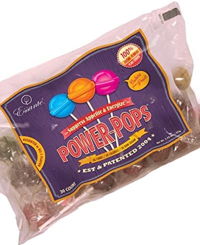 Amazon.com : Power Pops Weight Loss Candy Lollipops - VARIETY FLAVORS ...