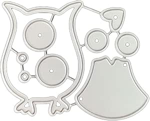 Amazon.com: Owls Die Cut for Card Making, Birds Metal Cutting Dies ...